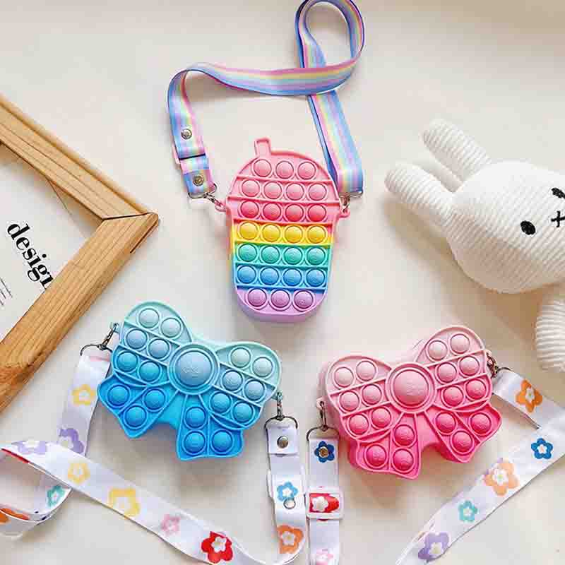 Designs high quality silicone fidget bag | Pop It Fidget Toy Wholesale