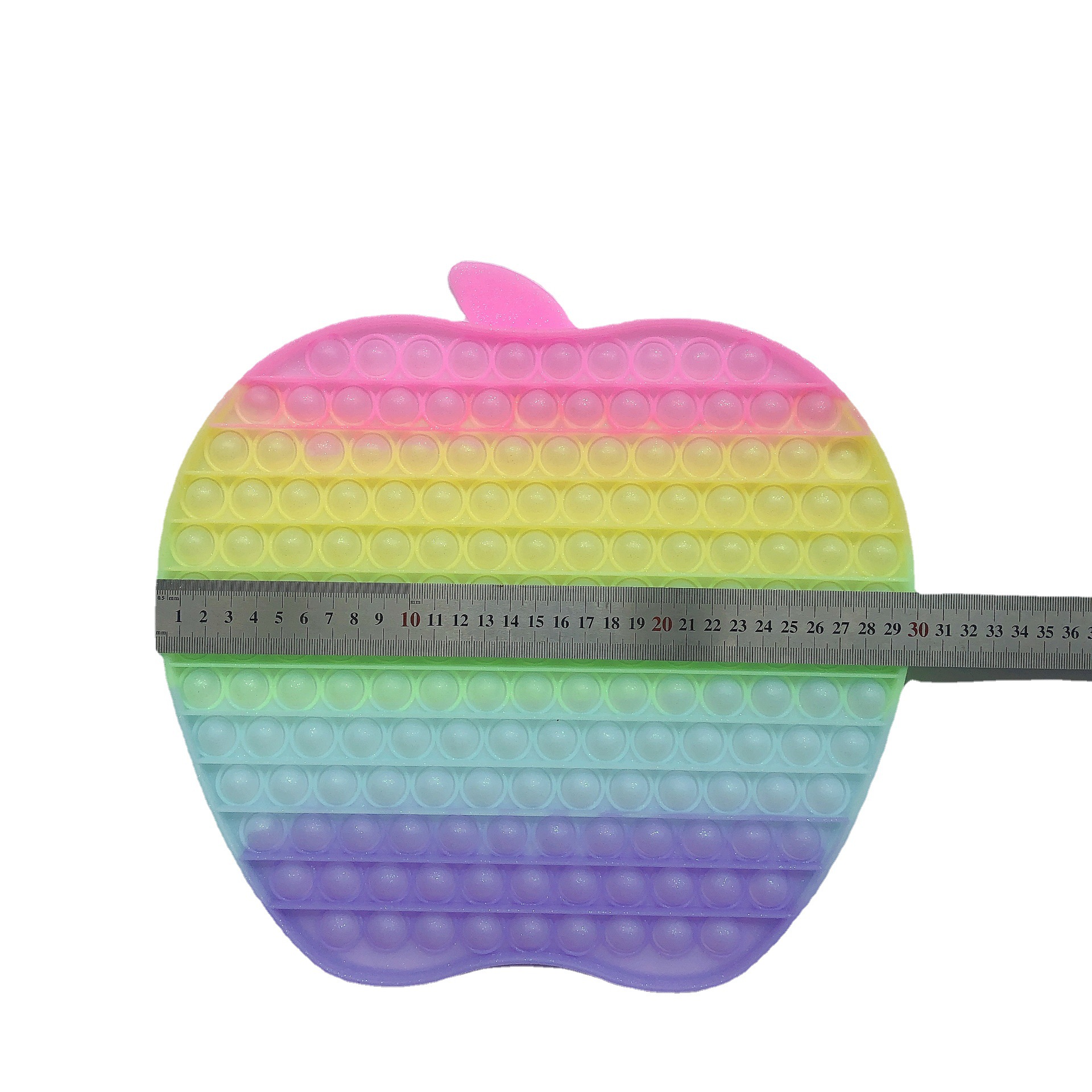 Glow in the dark apple big pop it toy | Pop It Fidget Toy Wholesale