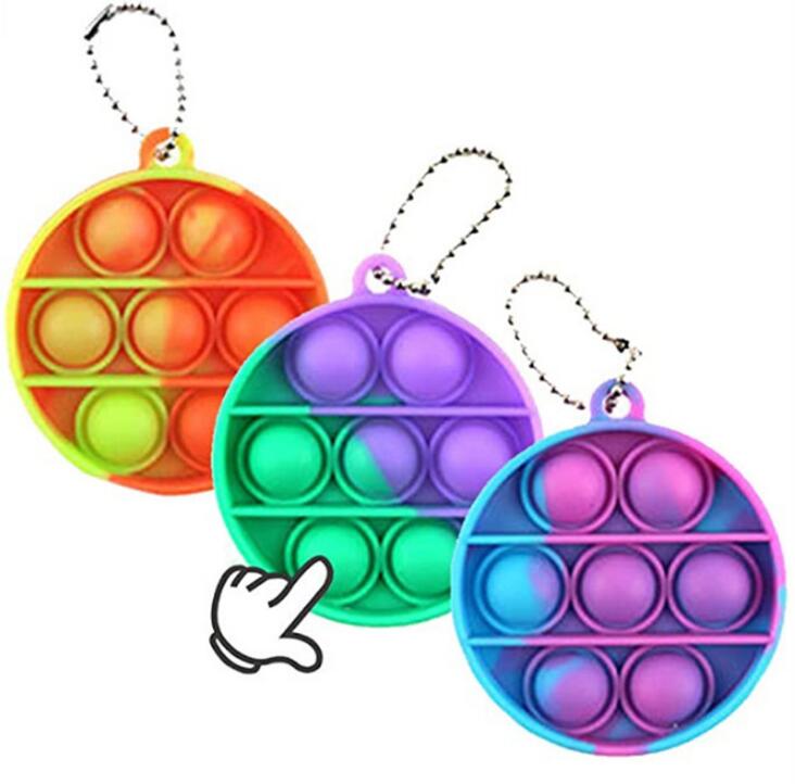 Key chain autism mini pop it toy | Pop It Fidget Toy Wholesale