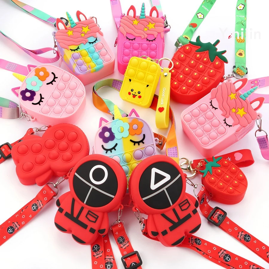 Popular adult kids simple fidget bag | Pop It Fidget Toy Wholesale