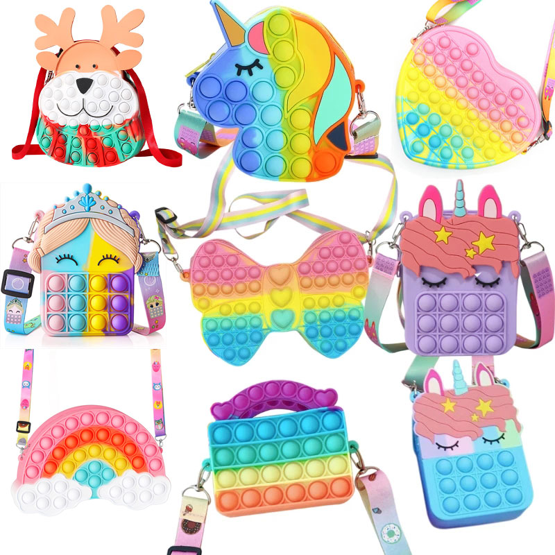 Popular adult kids simple fidget bag | Pop It Fidget Toy Wholesale