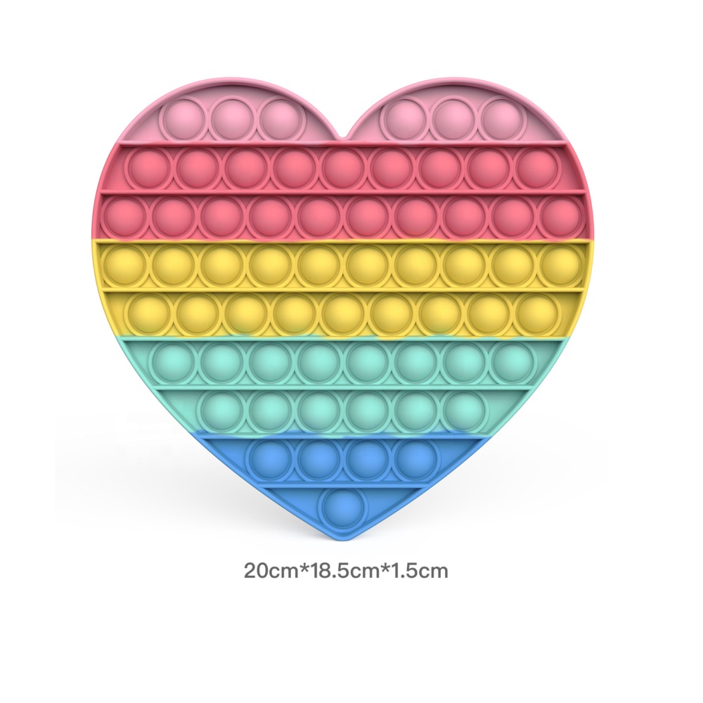Rainbow reliver stress pop it fidget toy | Pop It Fidget Toy Wholesale