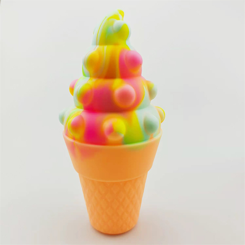 Silicone 3d push ice cream pop it toy | Pop It Fidget Toy Wholesale