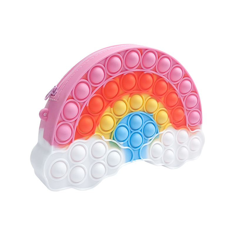 Silicone sling popping fidget bag | Pop It Fidget Toy Wholesale