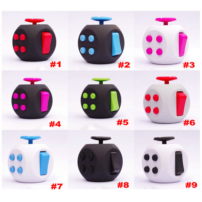 Square 6 sides relive stress fidget cube | Pop It Fidget Toy Wholesale